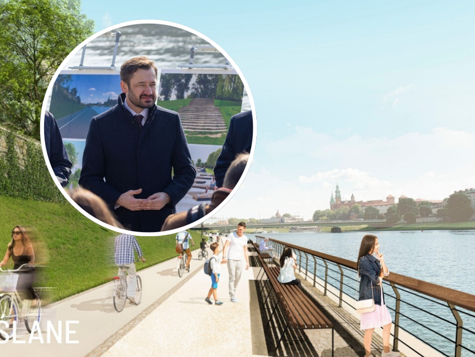 Tak będą wyglądać zrewitalizowane Bulwary Wiślane. Rewolucja w Krakowie ...